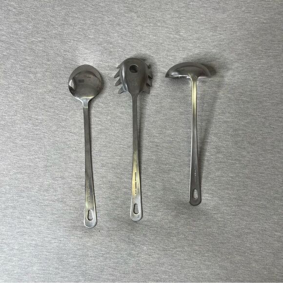 IKEA | Kitchen | Ikea Silver Serving Spoons 3 Pcs Set | Poshmark